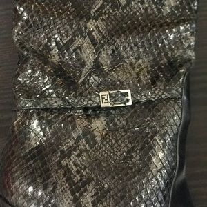 Fendi | Shoes | Fendi Python Snakeskin Boots | Poshmark